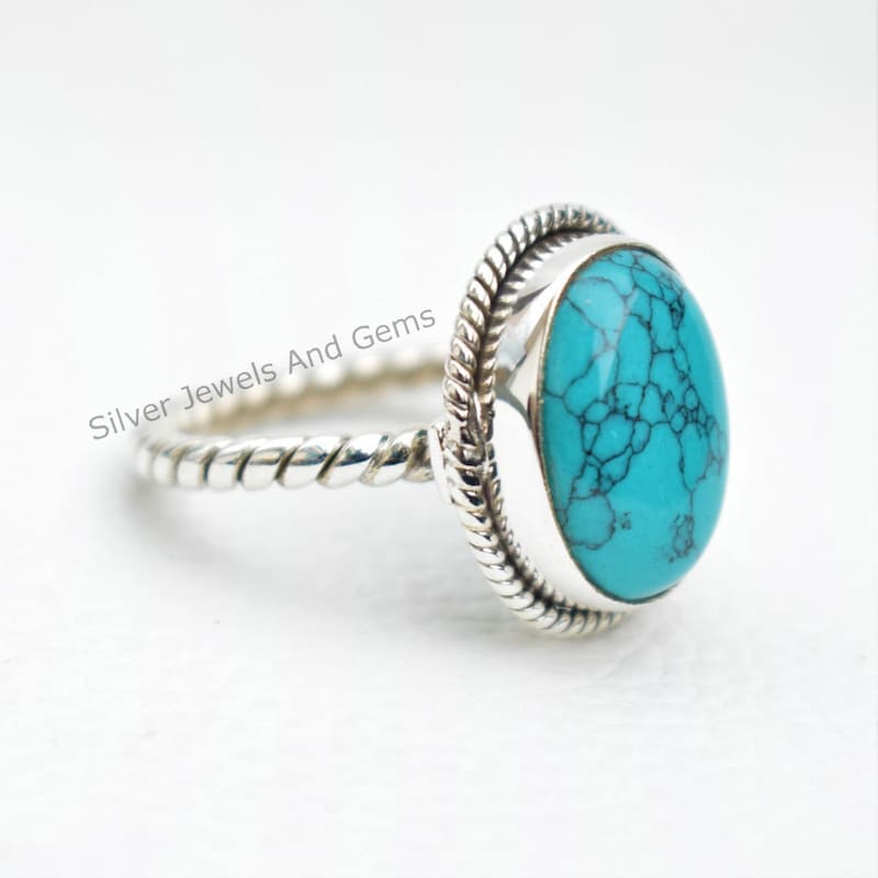 Handmade Turquoise Ring - Etsy