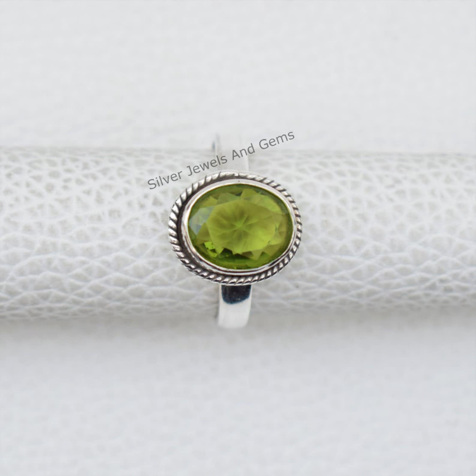 Natural Peridot Ring-handmade Silver Ring-925 Sterling Silver - Etsy