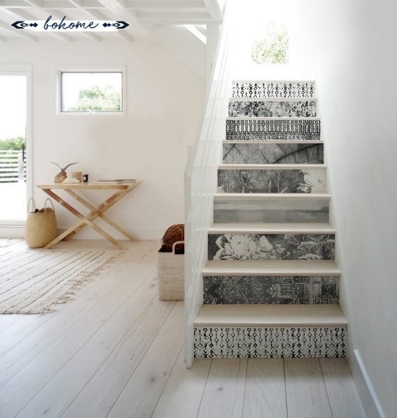 Stair Case Boho Wooden Staircase Beside Green Cactus Plants And