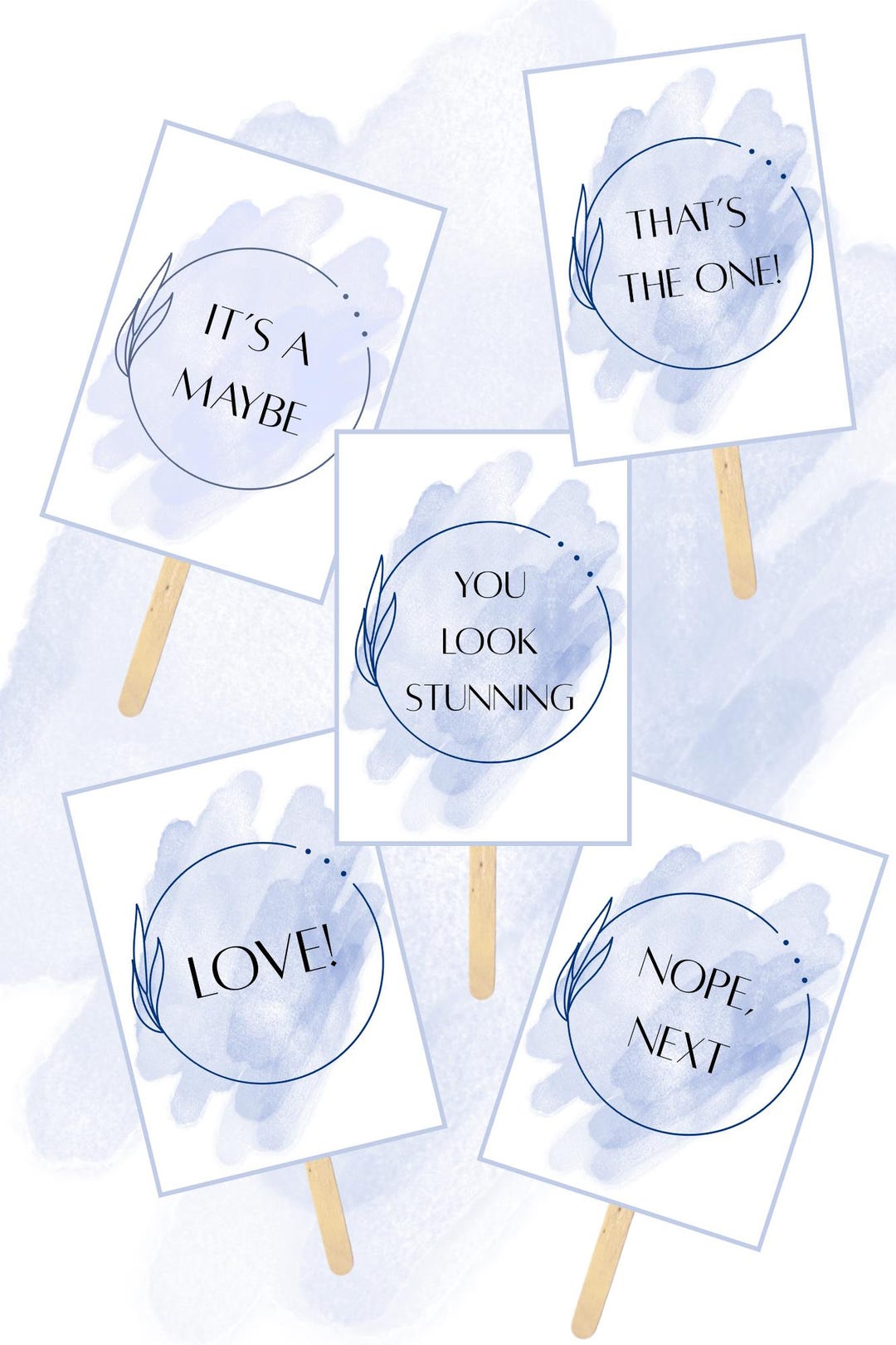 Say Yes to the Dress Voting Paddles - Etsy