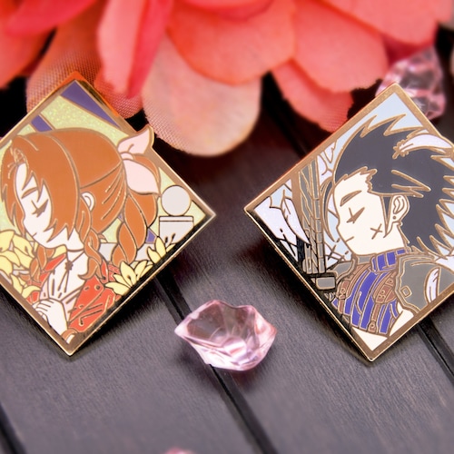 Enamel Pin Final Fantasy VII Remake Cloud & Tifa - Etsy