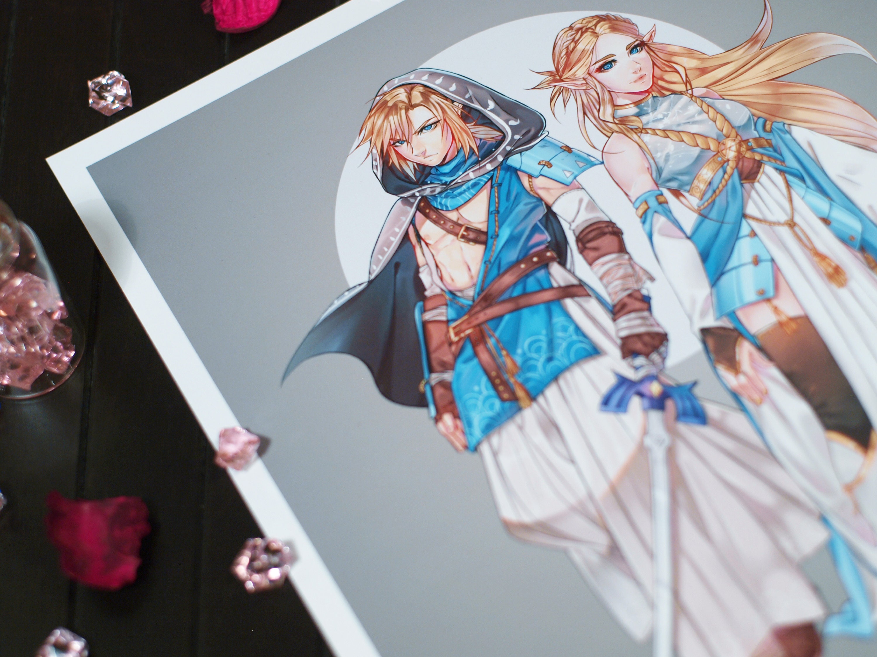 Art Print the Legend of Zelda BOTW Original Japanese Design | Etsy