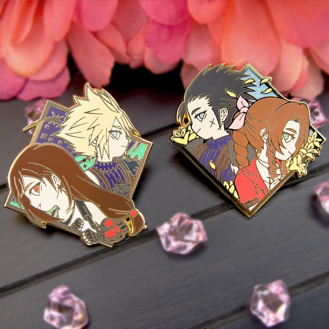 Enamel Pin - Final Fantasy VII Remake - Cloti & Zerith - Etsy