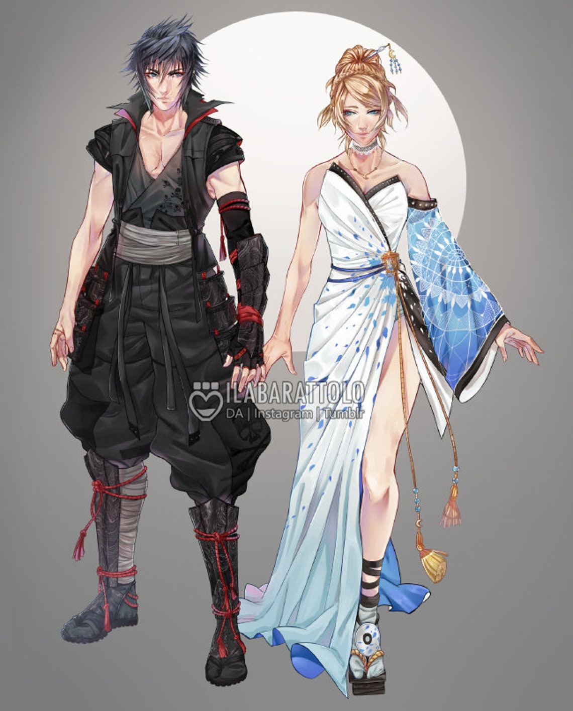 Art Print - Final Fantasy XV Original Japanese Design - Noctis and ...