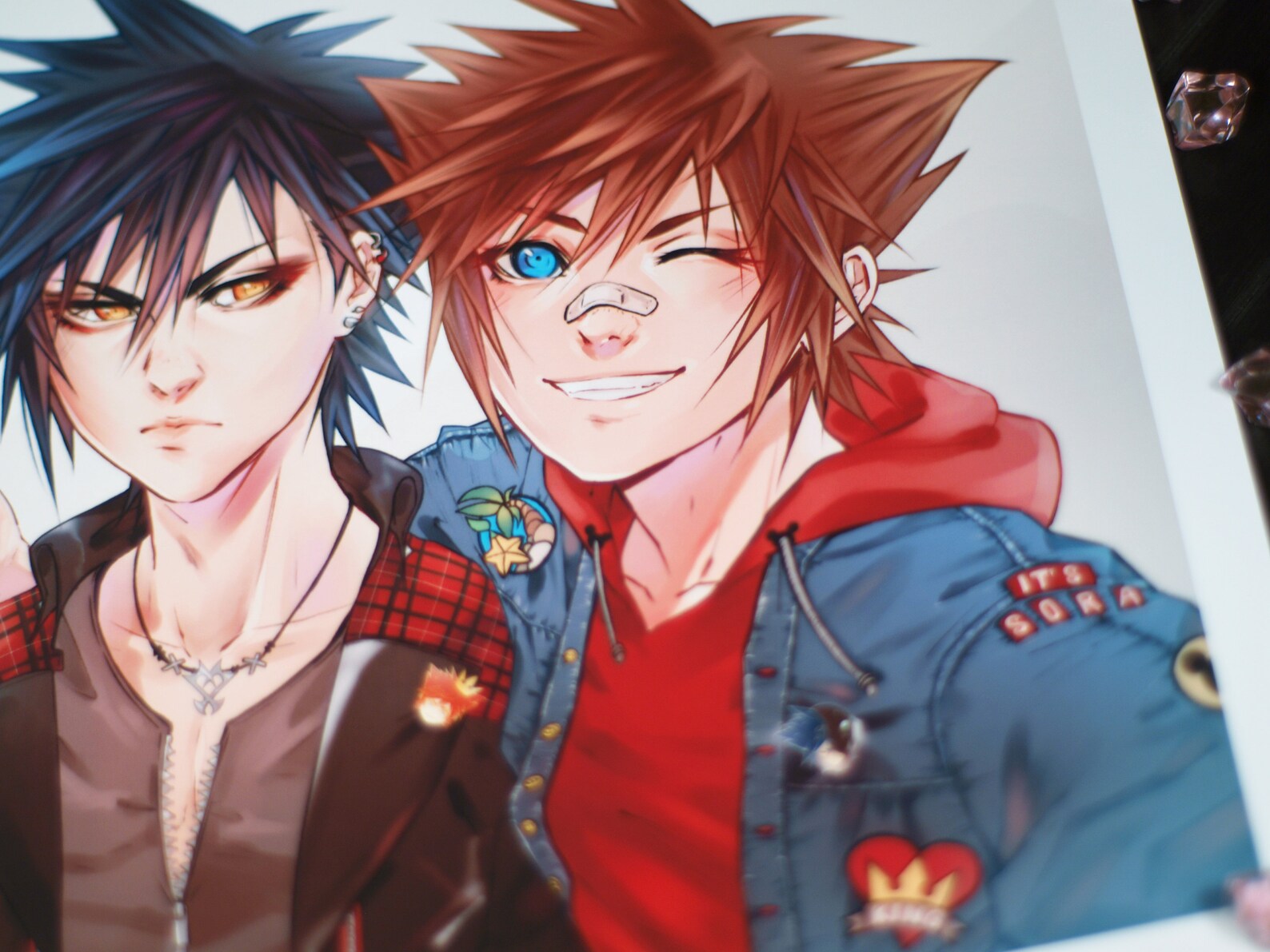 Art Print Kingdom Hearts Vanitas and Sora Casual - Etsy