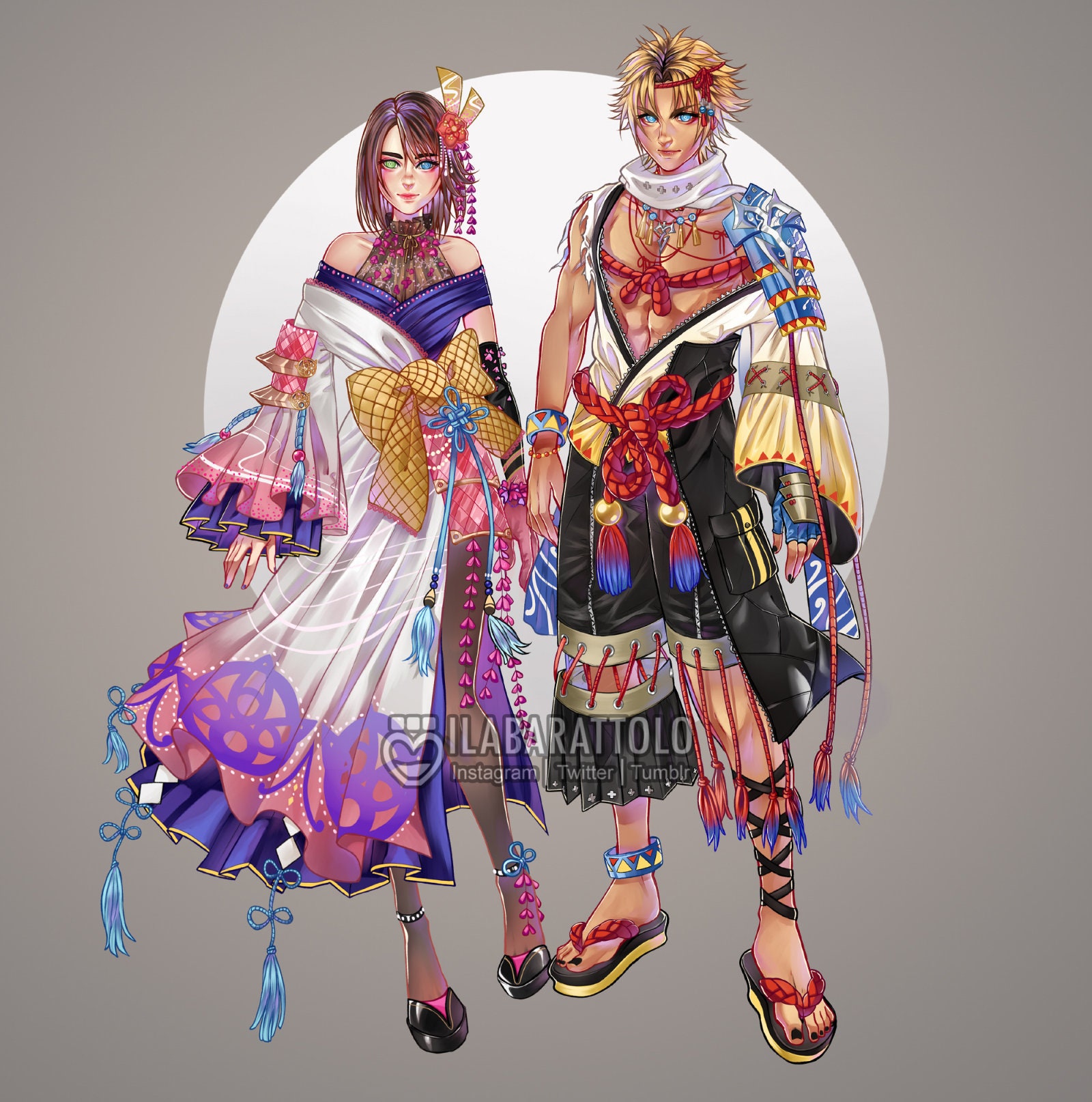 Art Print Final Fantasy X Original Japanese Design Tidus - Etsy