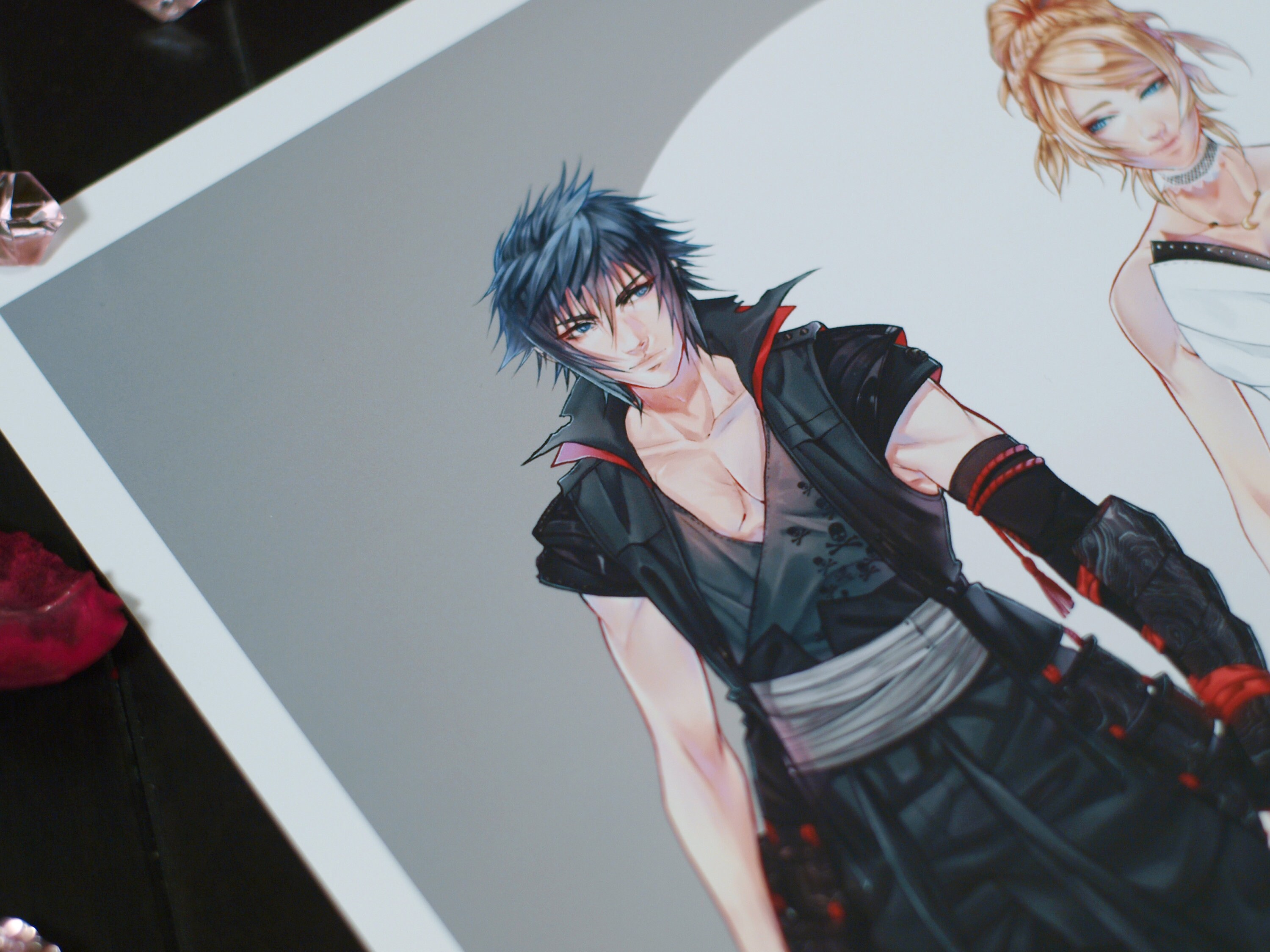Art Print - Final Fantasy XV Original Japanese Design - Noctis and ...