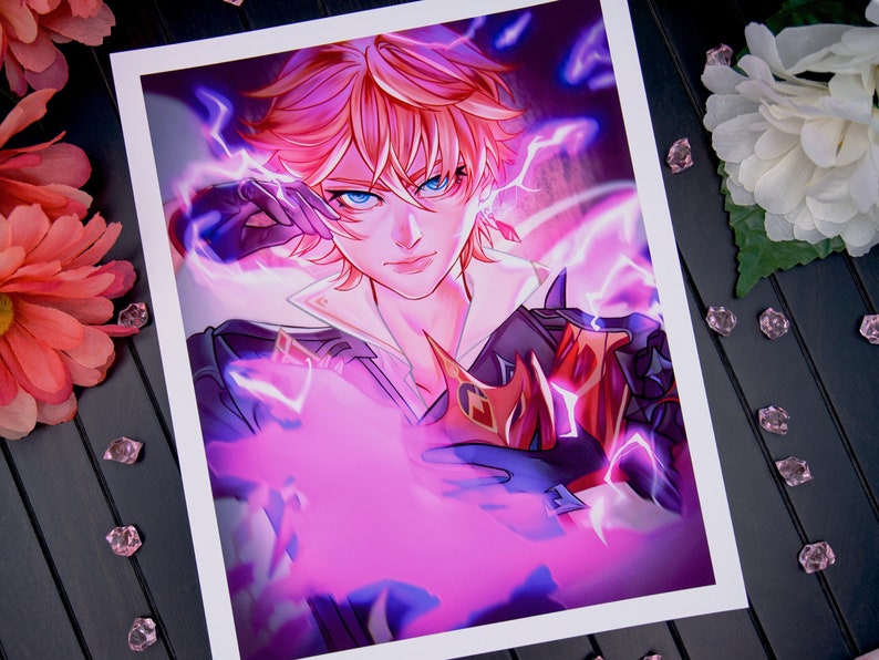 Art Print Genshin Impact Childe Delusion - Etsy