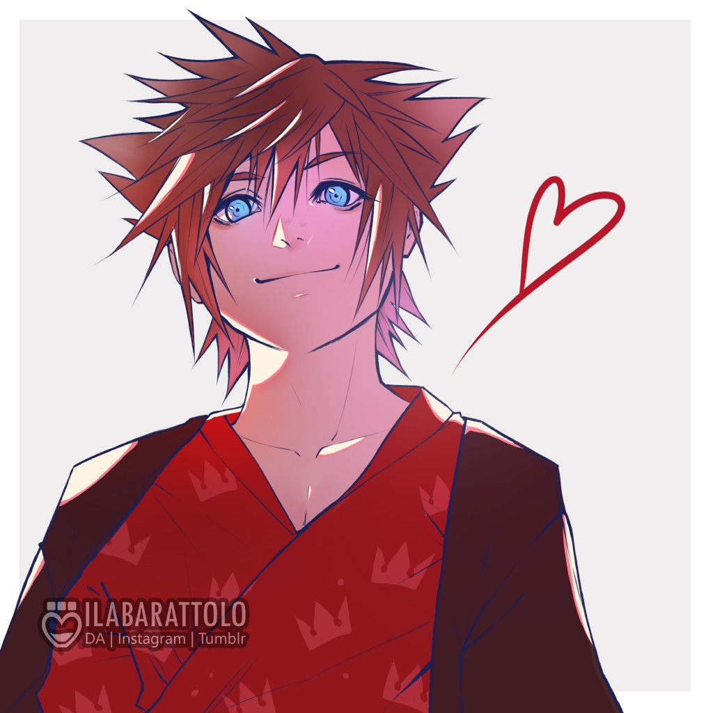 Art Print Kingdom Hearts Sora and Vanitas - Etsy