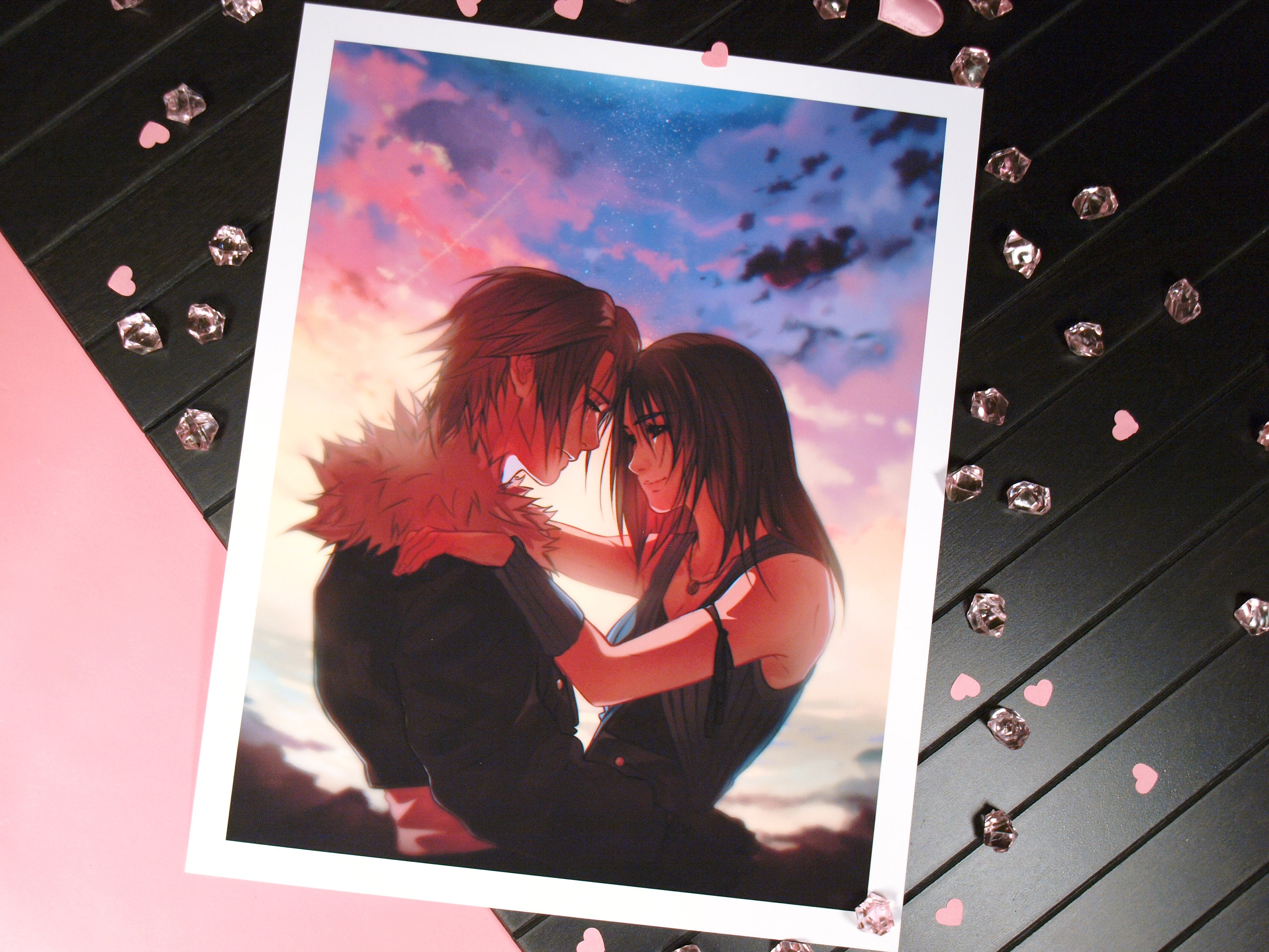 Final Fantasy Squall And Rinoa Kiss