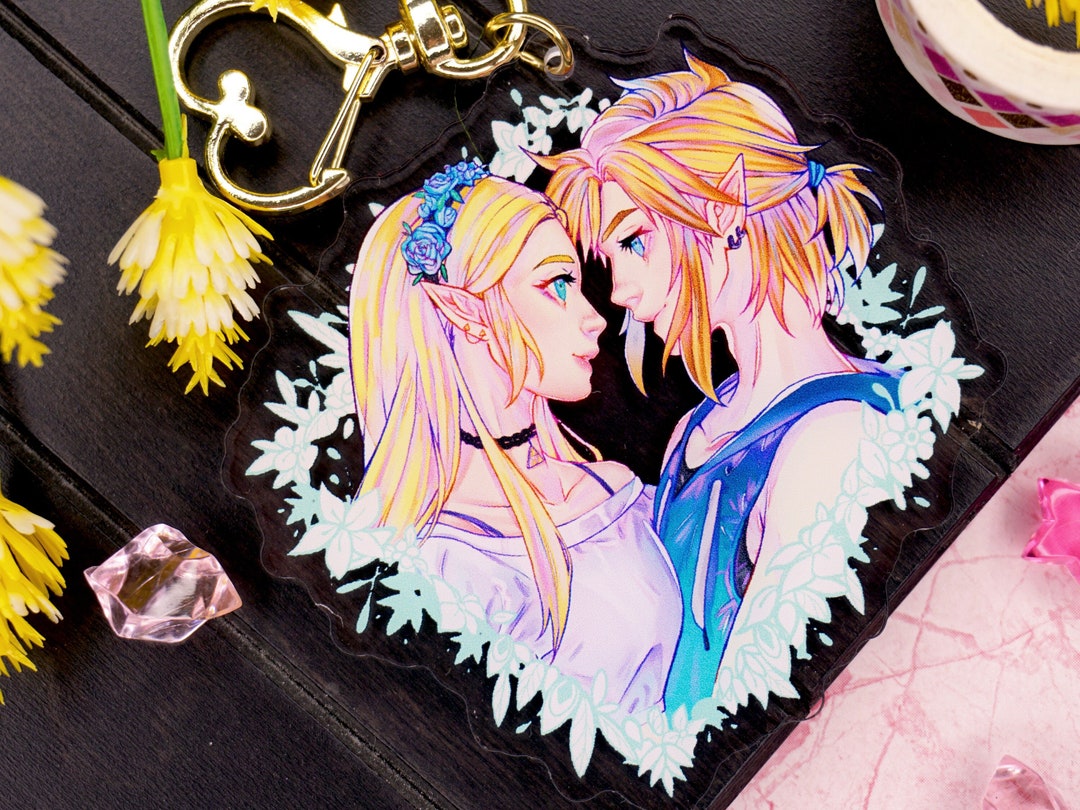 Acrylic Charm - the Legend of Zelda Couples - Link X Zelda - Etsy