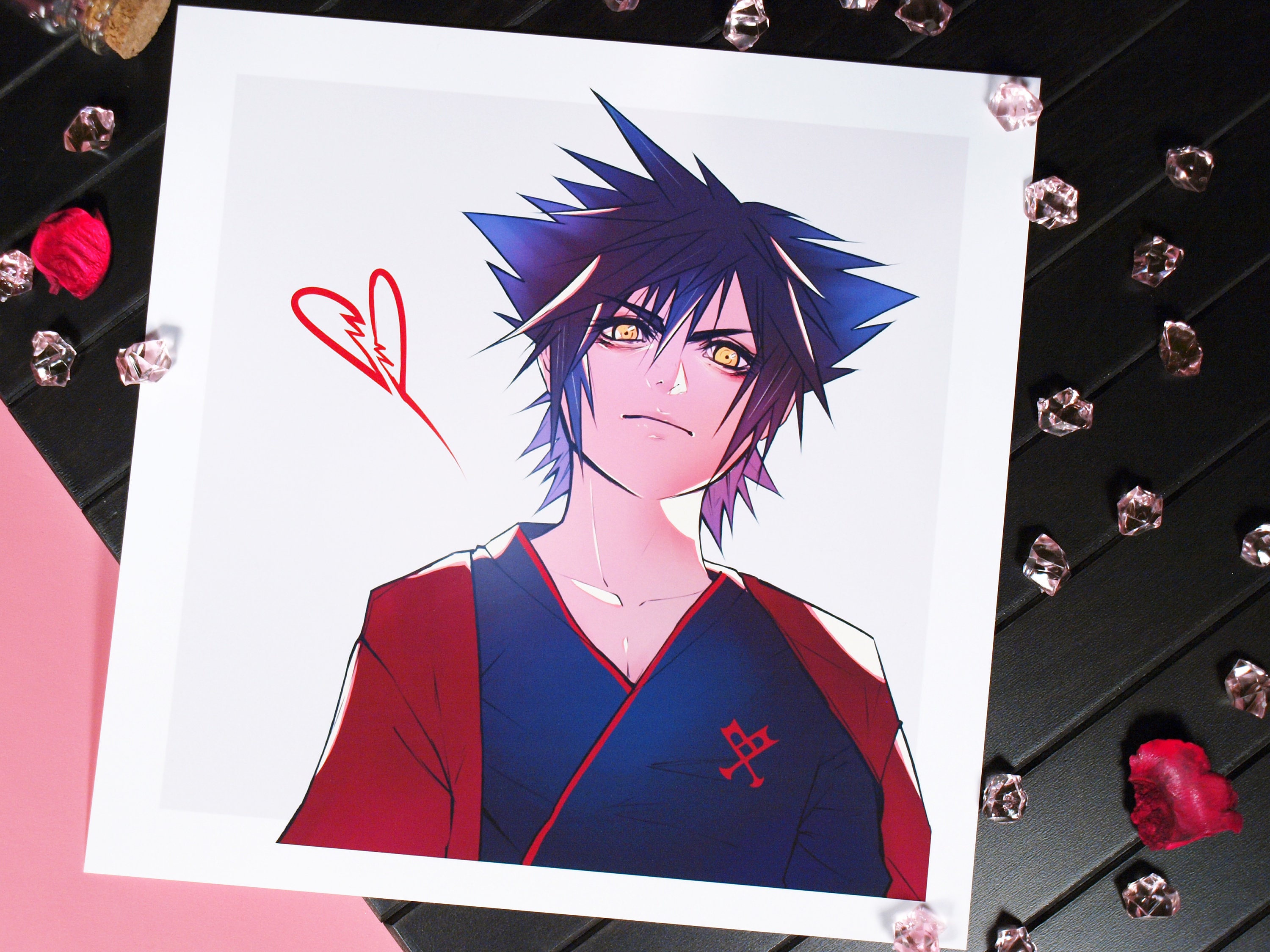 Art Print Kingdom Hearts Sora and Vanitas - Etsy