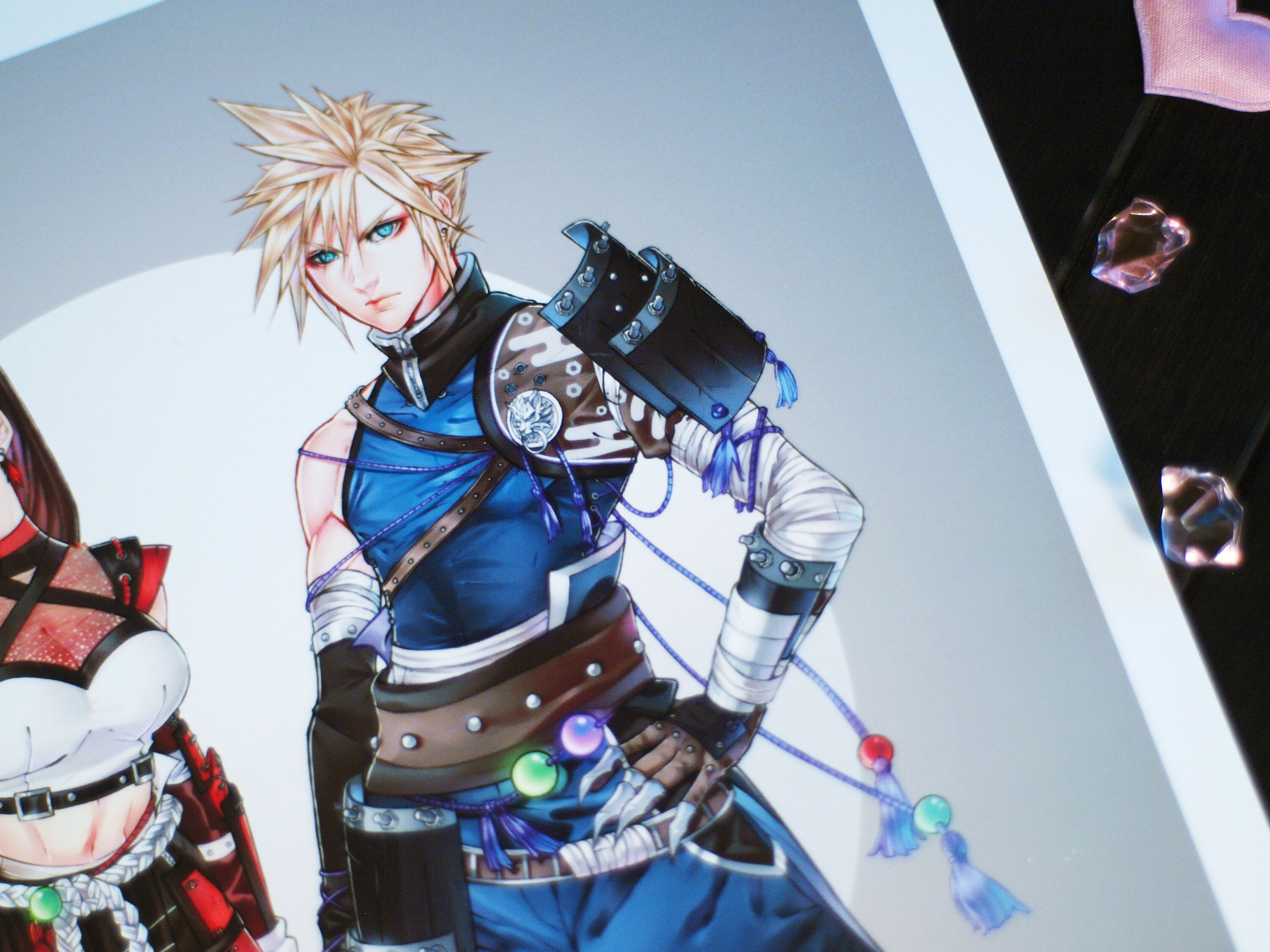 Art Print Final Fantasy VII Original Japanese Design Cloud | Etsy