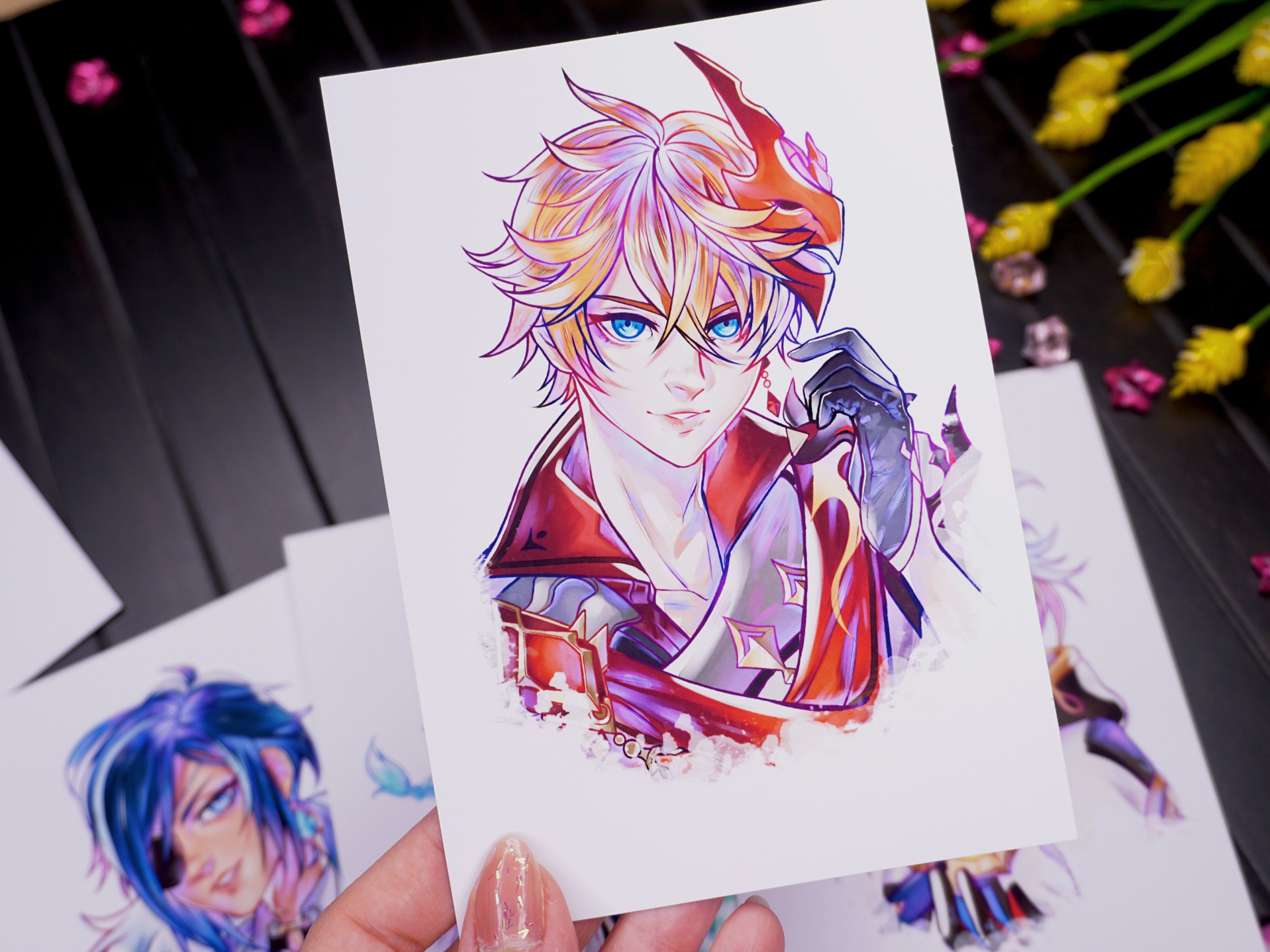 Art & Collectibles Prints Digital Prints Genshin Impact print Xiao ...