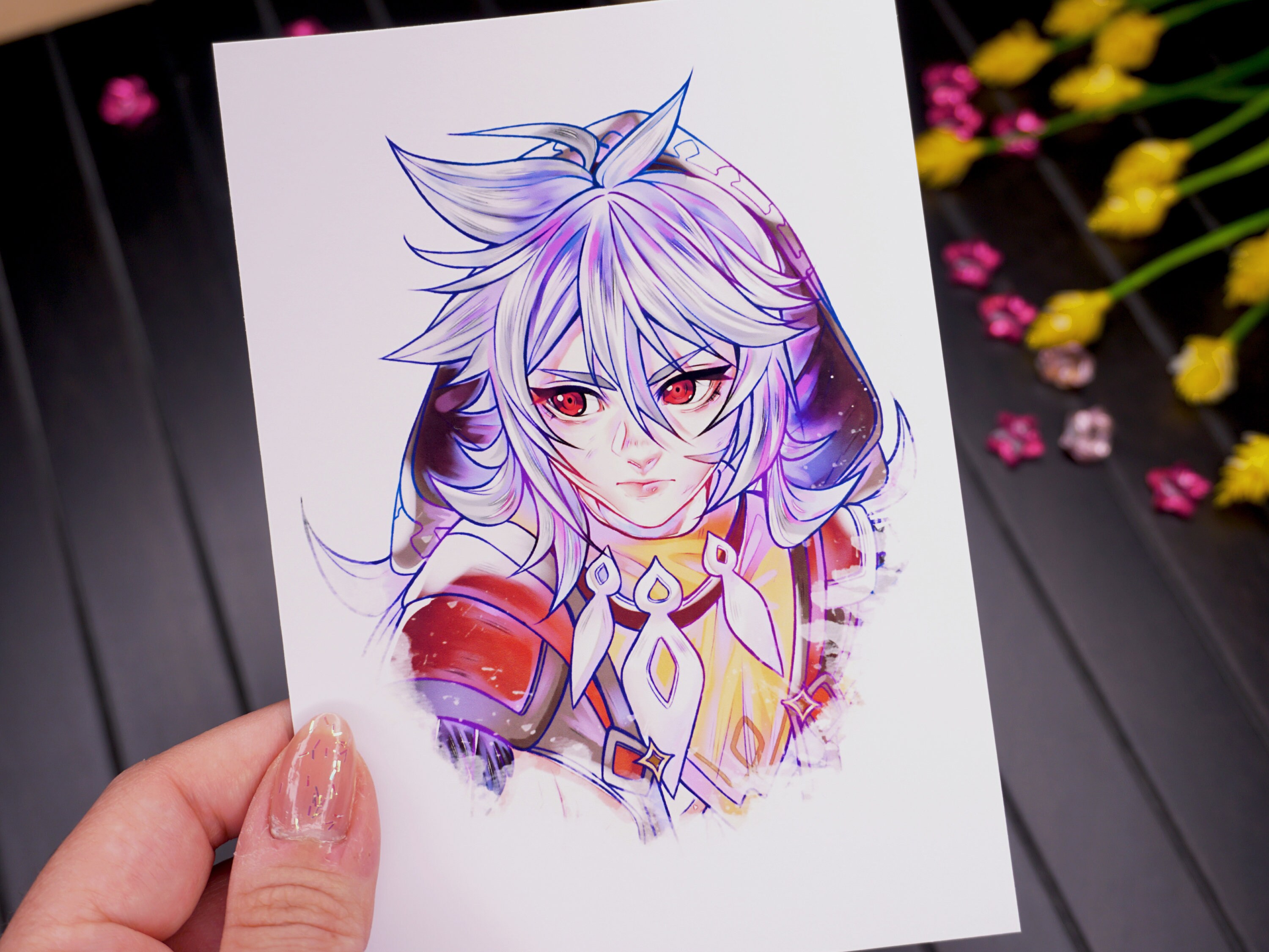 Art & Collectibles Prints Digital Prints Genshin Impact print Xiao ...