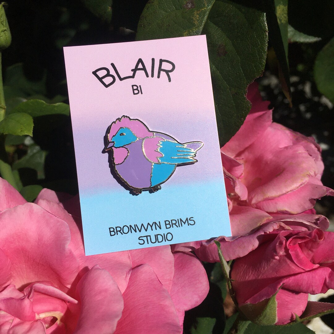 Bisexual Enamel Pin, Bisexual Pride Bird Pin, Bisexual Pin - Etsy