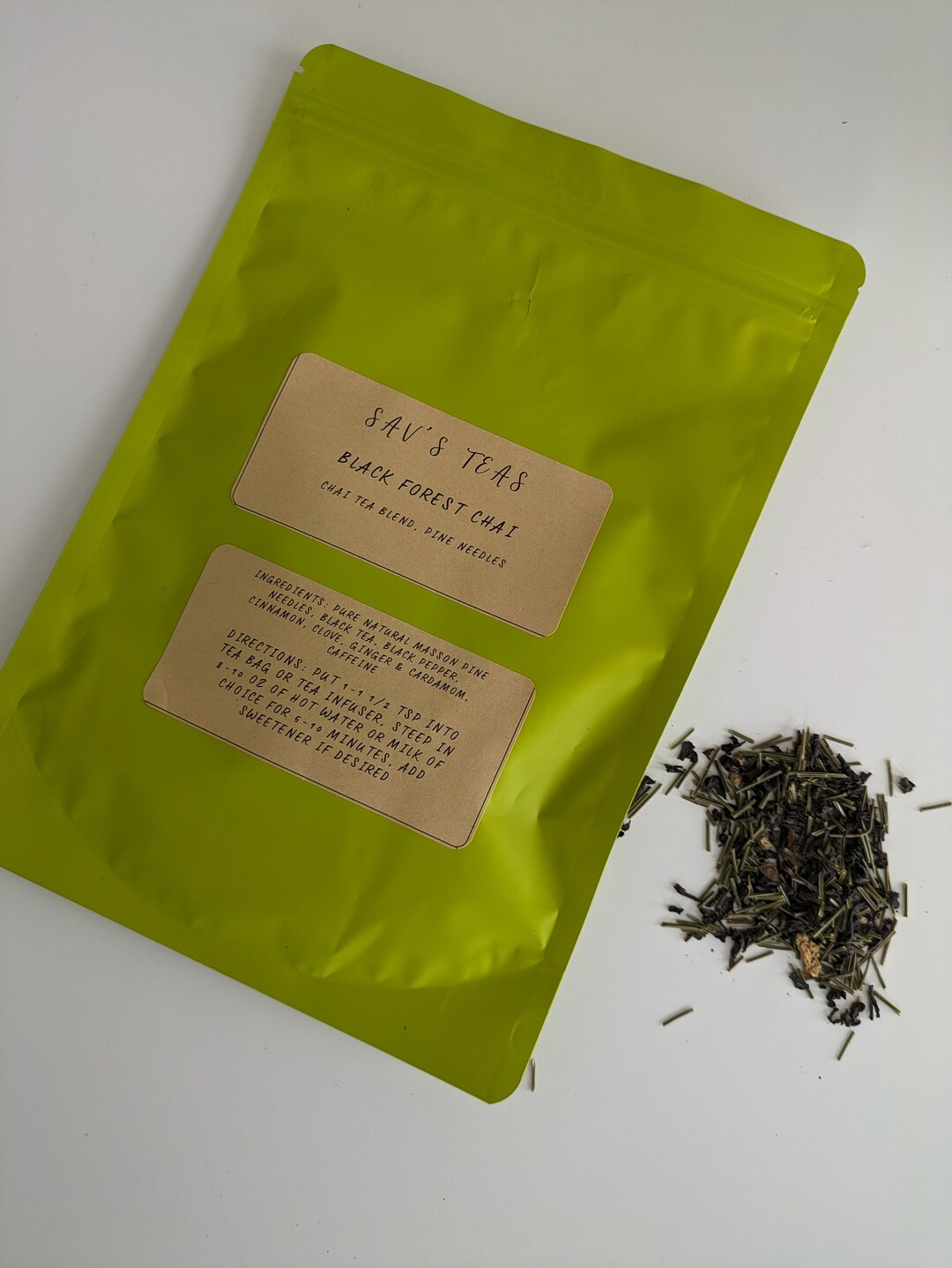 Energizing Black Forest Chai Tea - Etsy