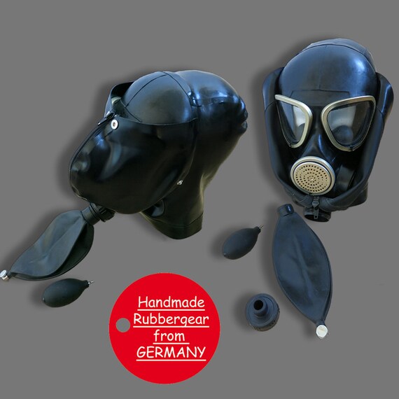 Latex Rubber Studio Gas Mask Gas Mask Custom-made P14 - Etsy UK