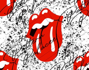 Rolling stones logo | Etsy