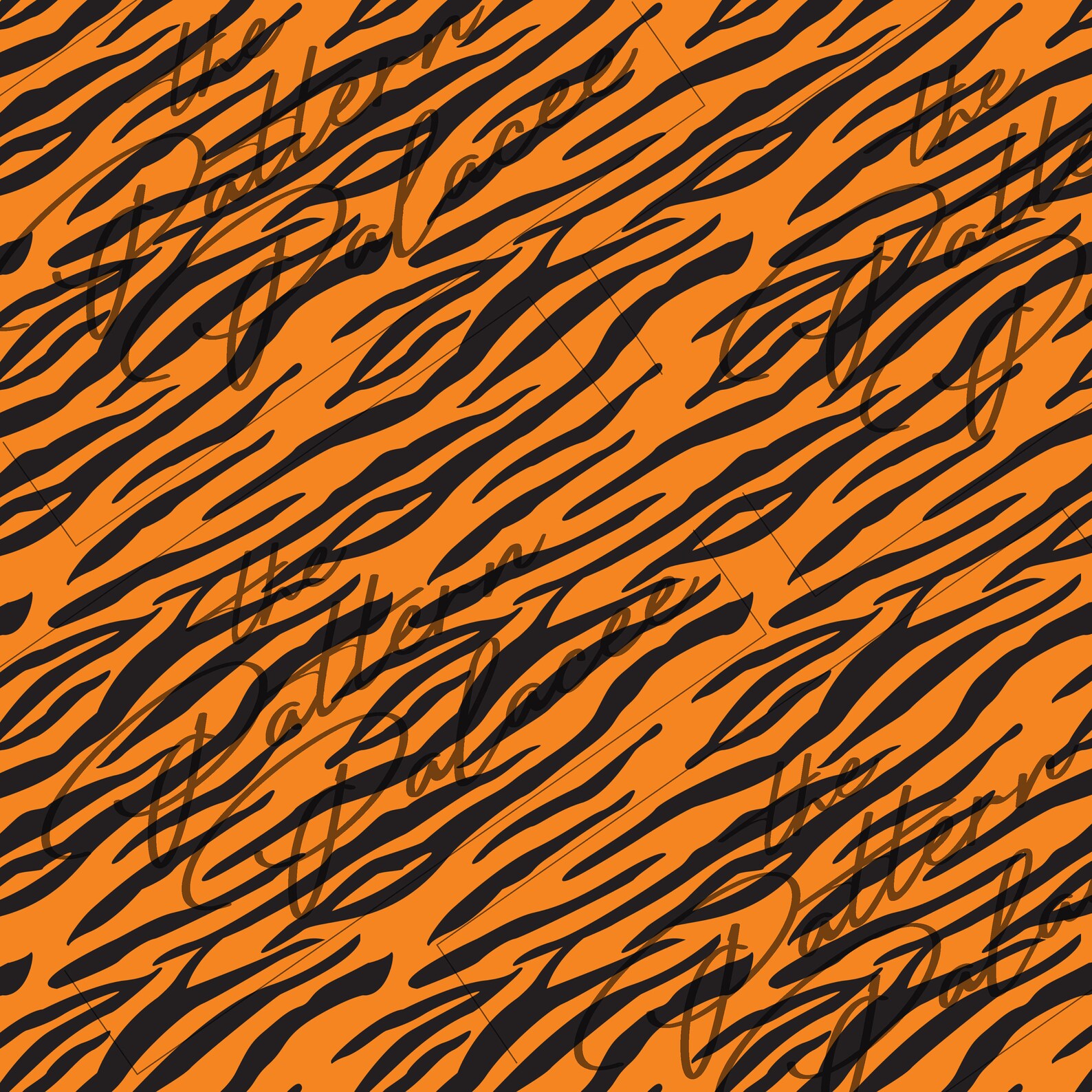 Tiger Pattern / Seamless Pattern / Digital File / Digital - Etsy