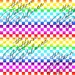 Rainbow Checkers / Seamless Pattern / Digital File / Digital - Etsy