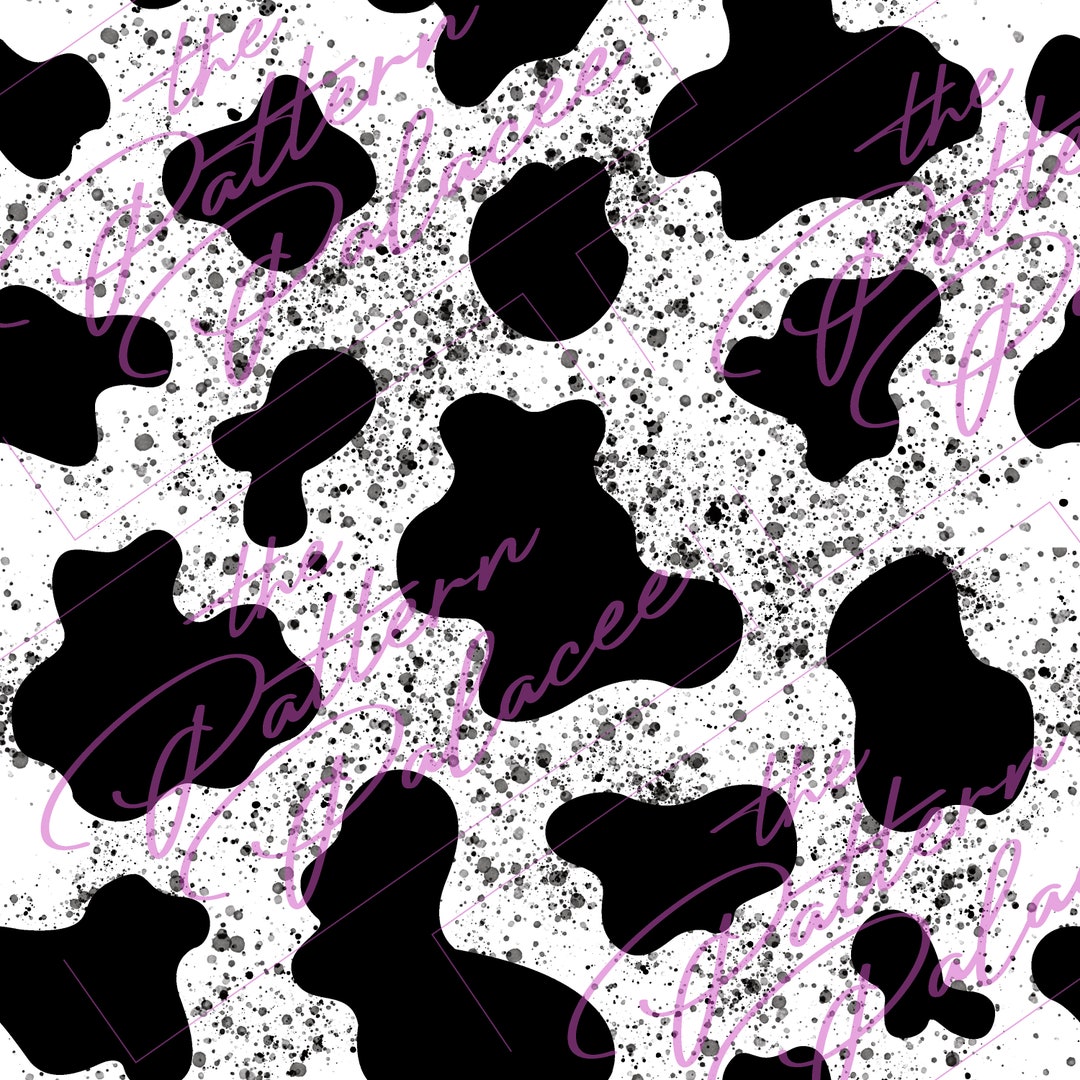 Moo Cow / Seamless Pattern / Cute Pattern / Cow Pattern / Cows / Cow ...