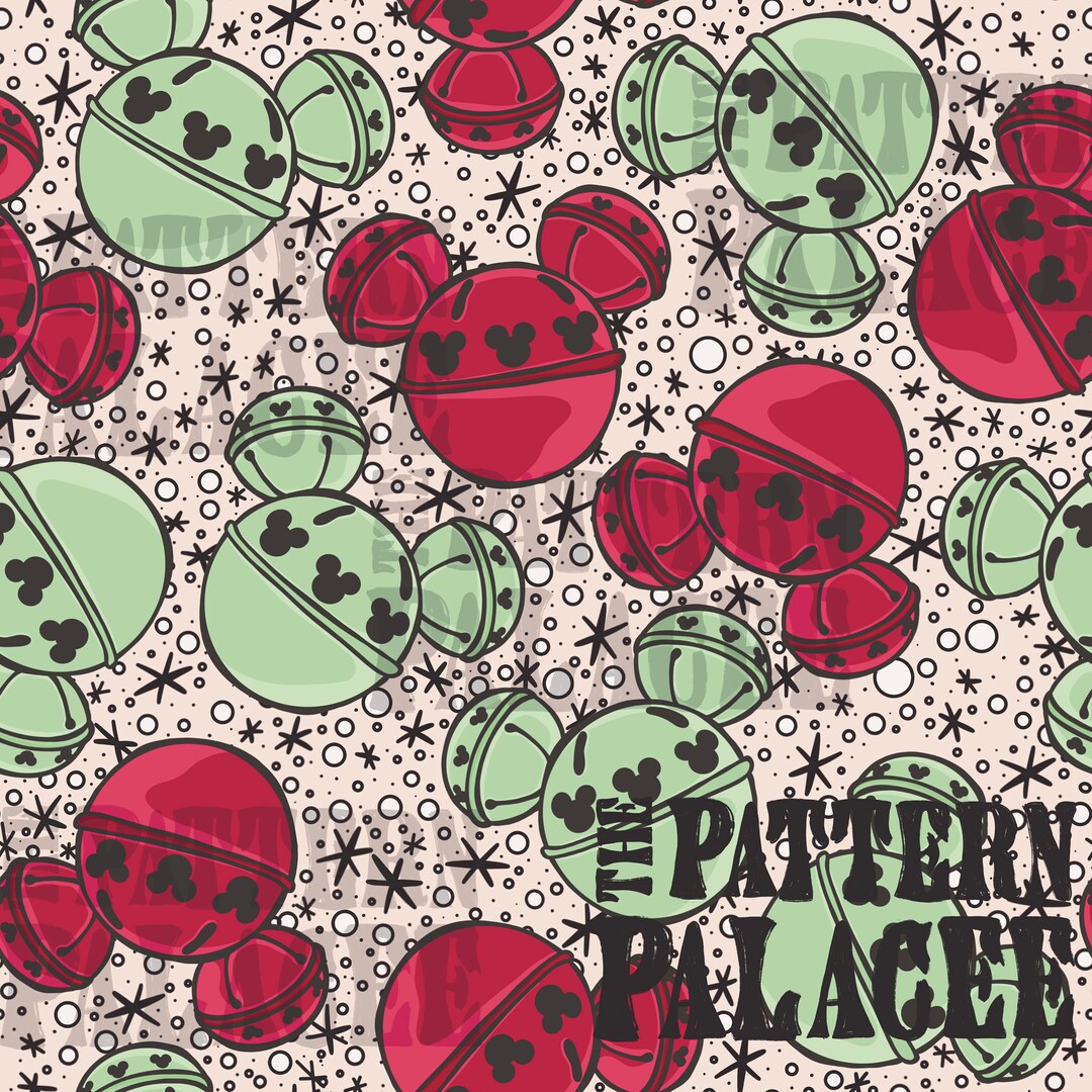 Christmas Bells / Seamless Pattern / Digital File / Digital Download ...