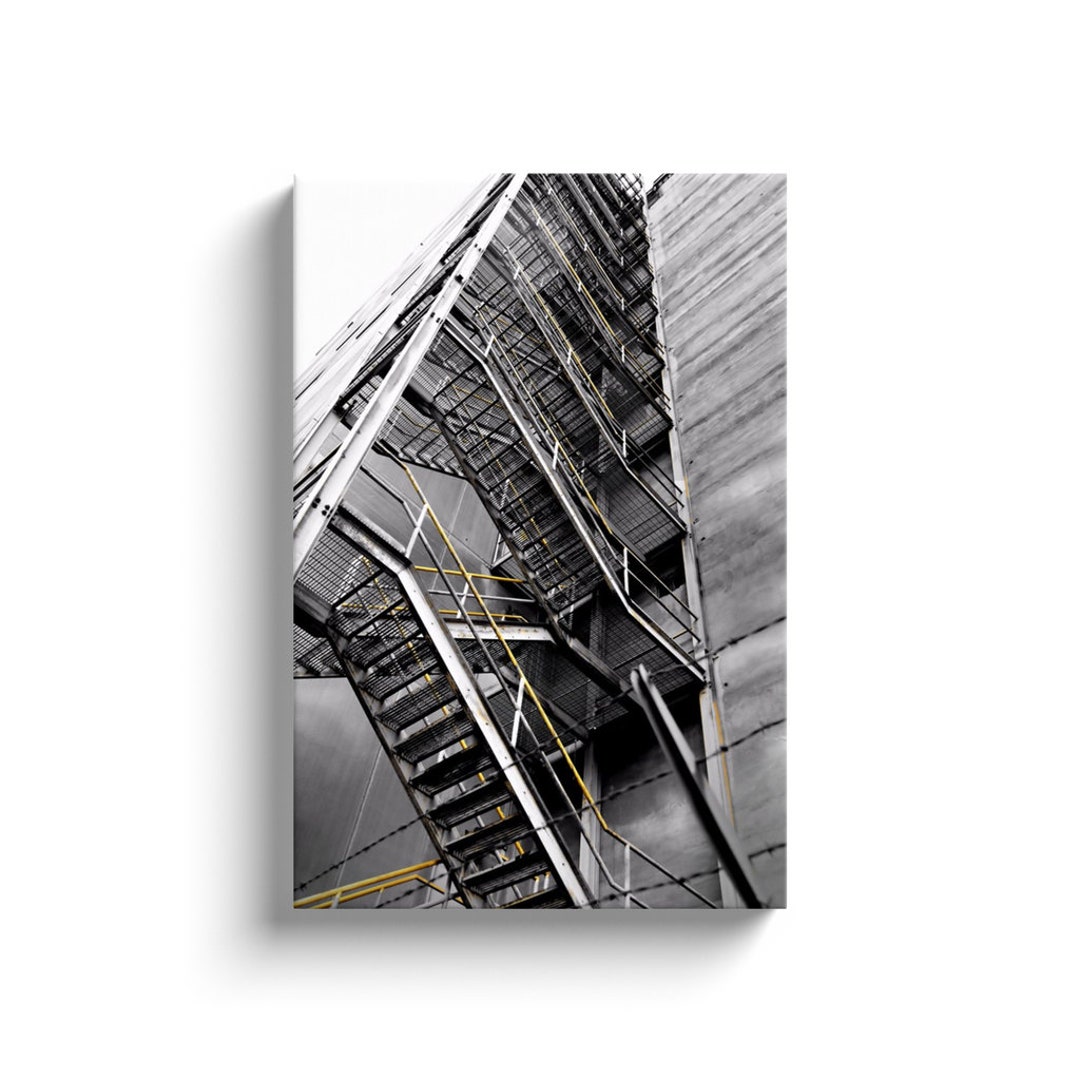 Fire Escape (solid Face Canvas With Solid Backing) - Etsy
