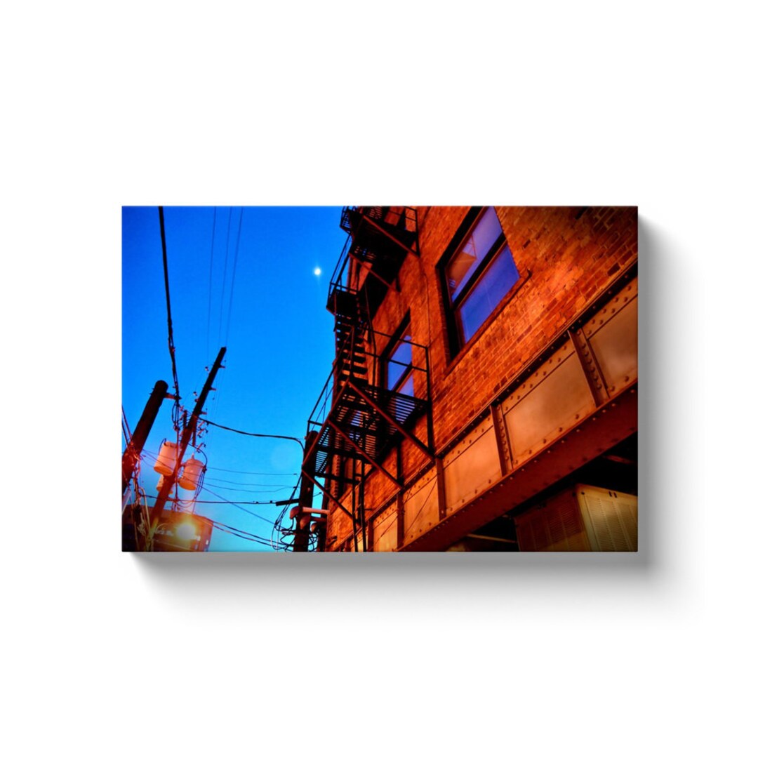Fire Escape Denver CO (solid Face Canvas With Solid Backing) - Etsy