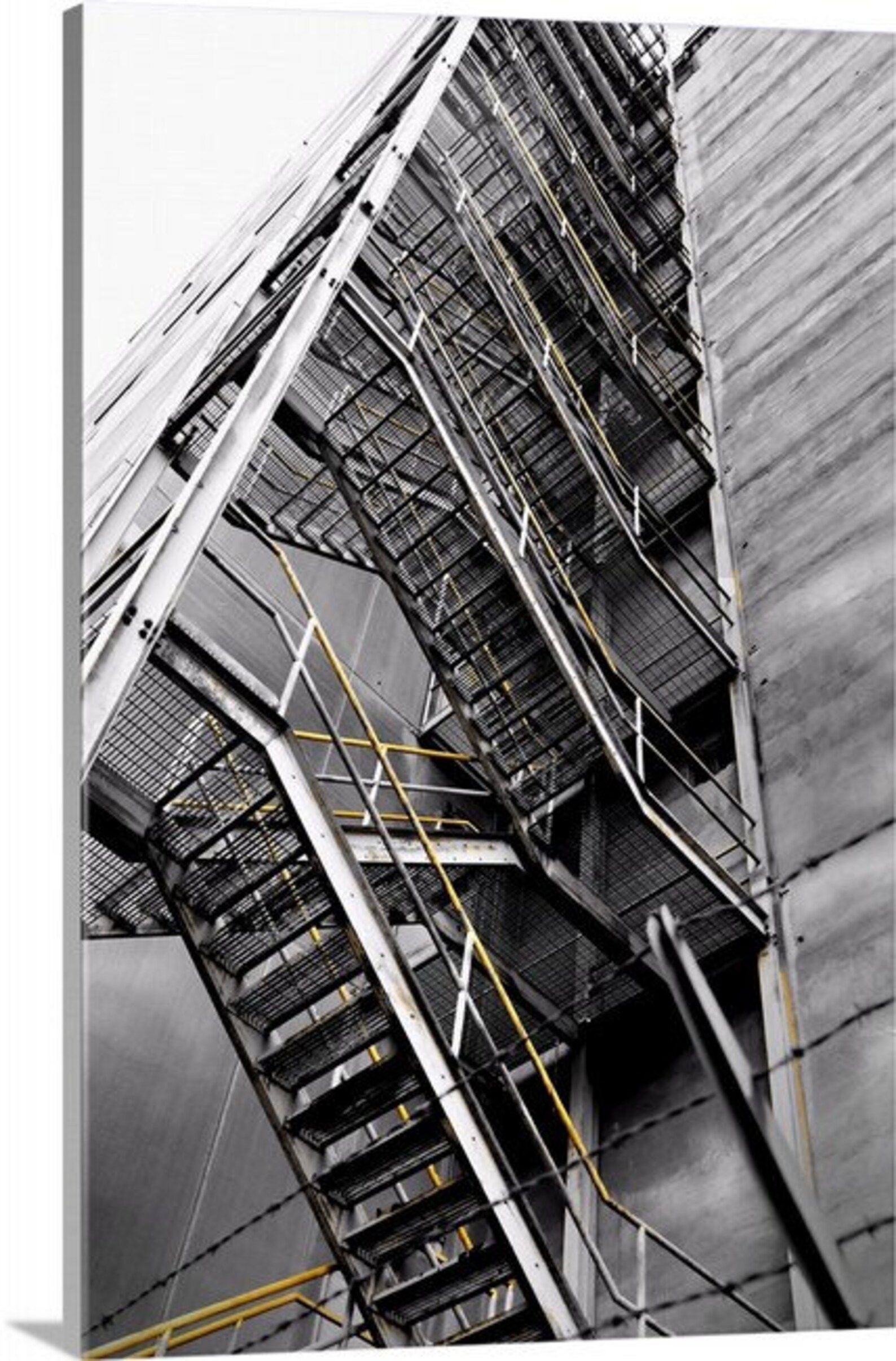 Fire Escape solid Face Canvas With Solid Backing - Etsy