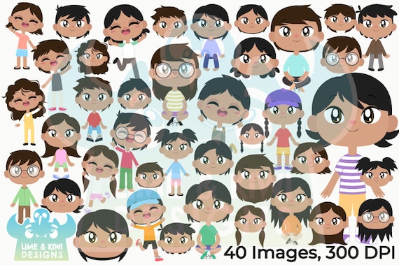 Hispanic Children Clipart