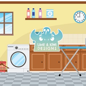 Around the House Backgrounds, Black and White, Digital Stamps ...