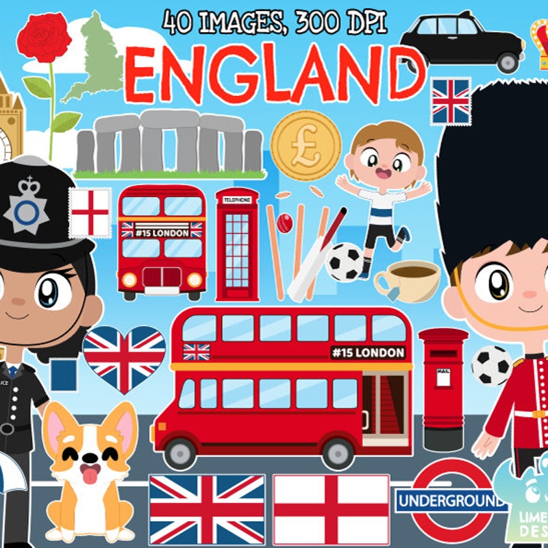 London Bus Clipart - Etsy