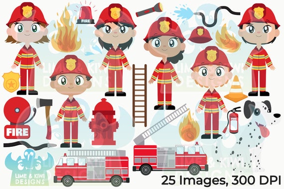 Wildland Firefighter Clipart Fireman