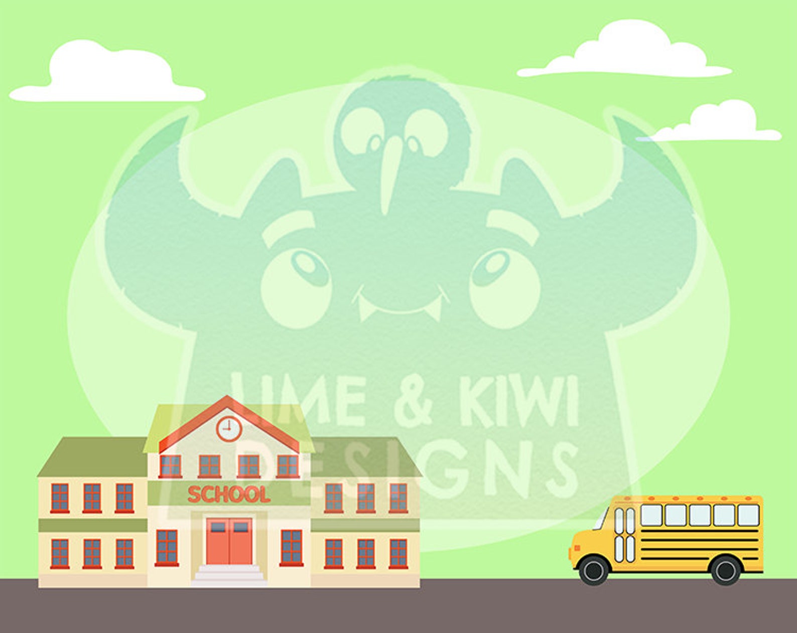 Simple Community Backgrounds Clipart,instant Download Art, Commercial ...