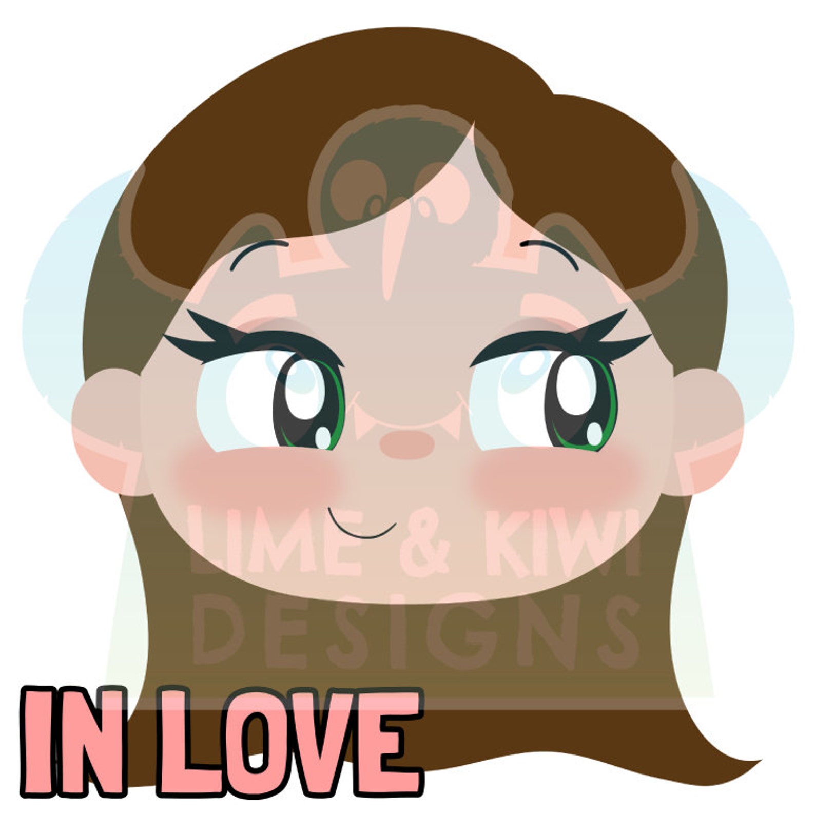 Caucasian Kids Emotions Faces Clipart Instant Download - Etsy