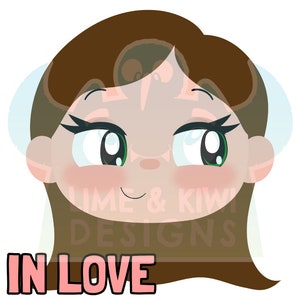 Caucasian Kids Emotions - Faces Clipart, Black and White, Digital ...