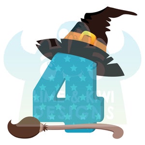 Halloween Numbers Clipart Instant Download Art Commercial - Etsy UK