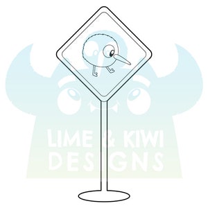 Kiwis Birds Digital Stamps Instant Download New Zealand NZ - Etsy