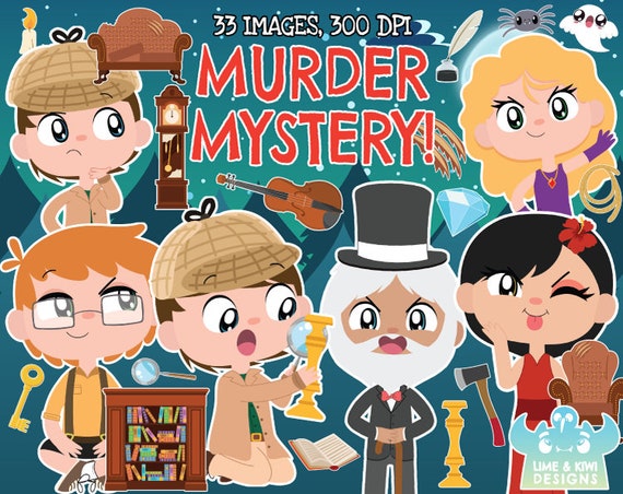 Murder Mystery Clipart