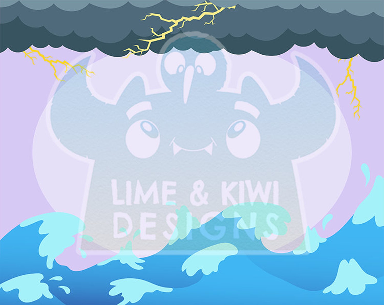 Simple Ocean Backgrounds Clipart Instant Download Vector Art - Etsy UK