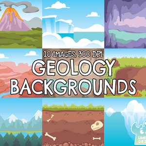 Themed Backgrounds Bundle Pack 1 Geology Geology School - Etsy UK