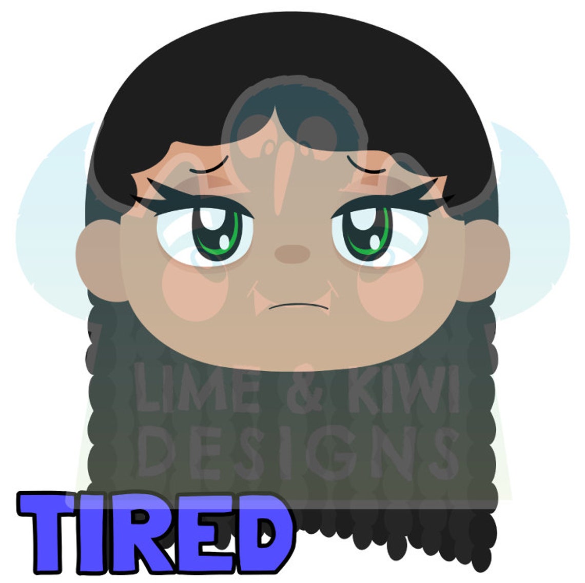 African American Kids Emotions - Faces Clipart, Black and White ...