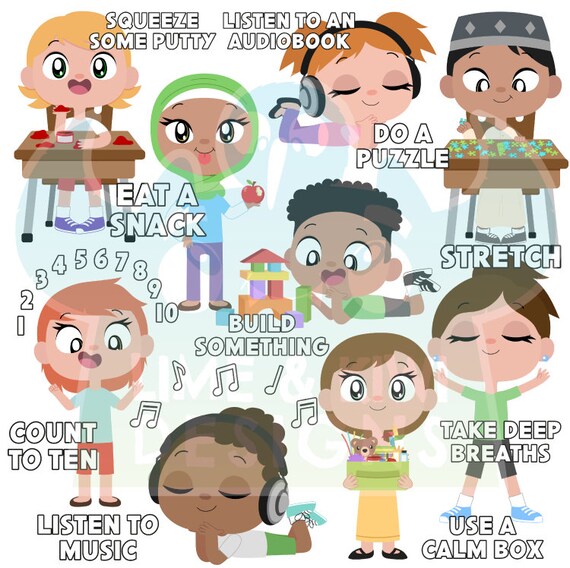 Kids Stretch Clipart