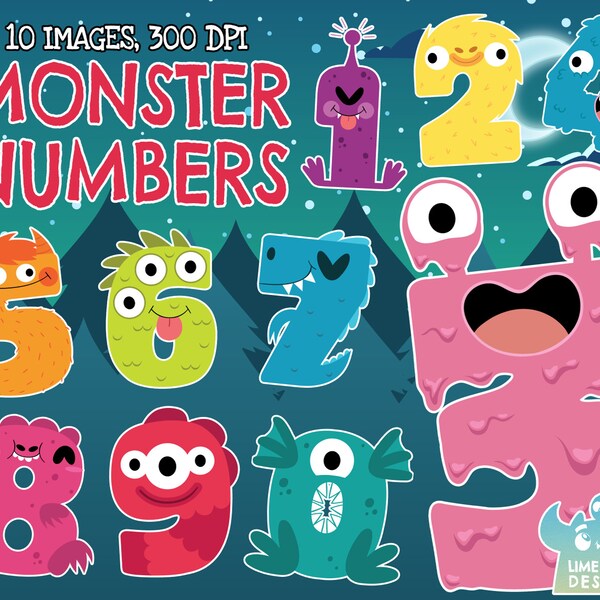 Halloween Numbers - Etsy