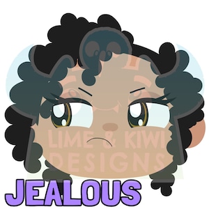 African American Kids Emotions - Faces Clipart, Black and White ...