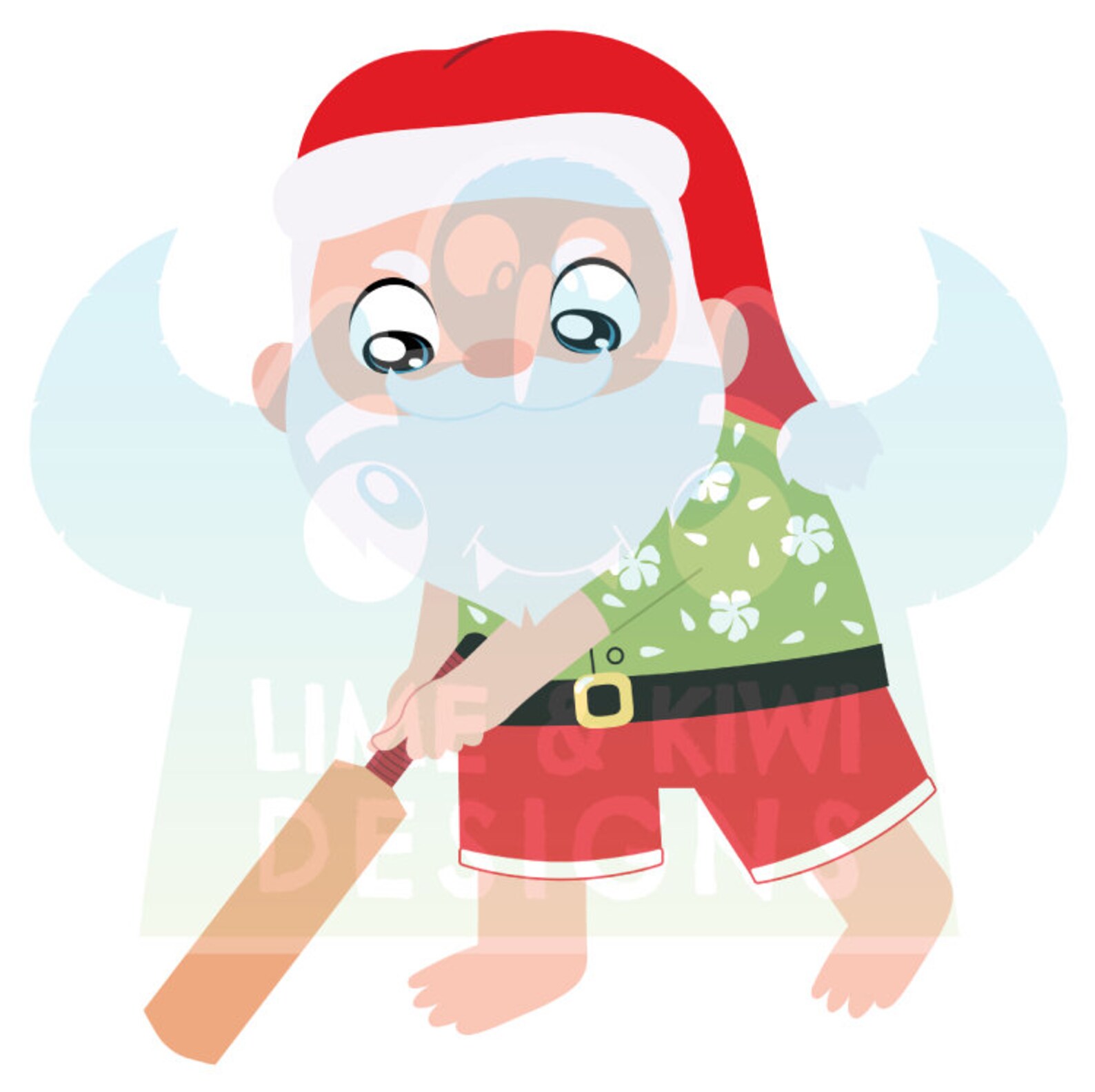 Christmas Down Under Clipart Instant Download Vector Art - Etsy UK
