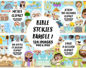 Cute MOSES Clipart Story of Moses Ten Commandments Biblical - Etsy