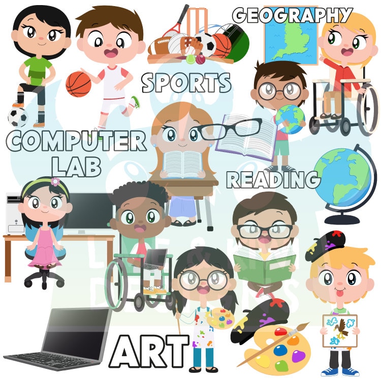Computer Lab Clipart For Kids