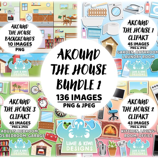 House Clipart - Etsy